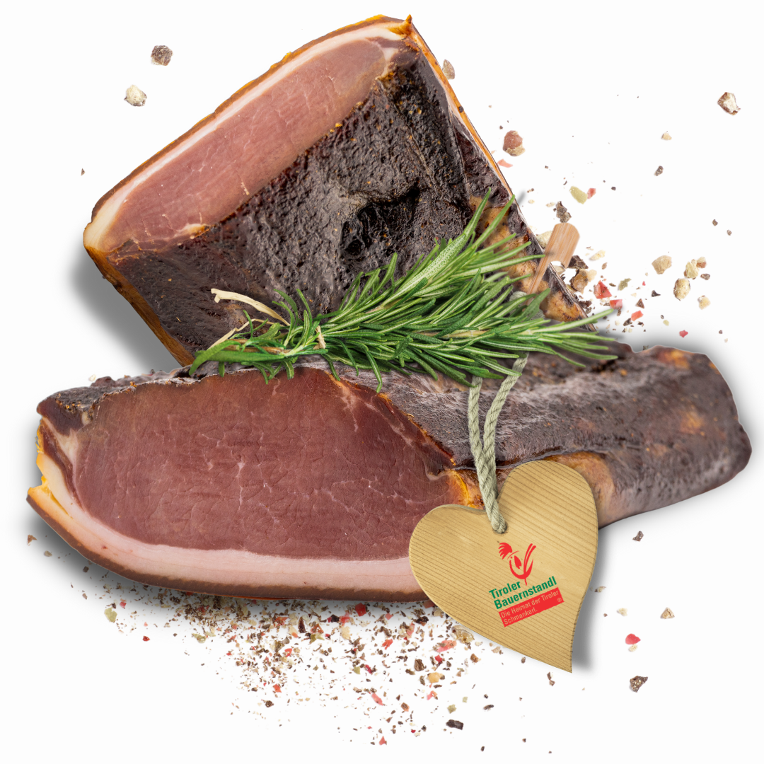 Tyrolean bacon Ham in one piece Austrian specialties – Tiroler ...
