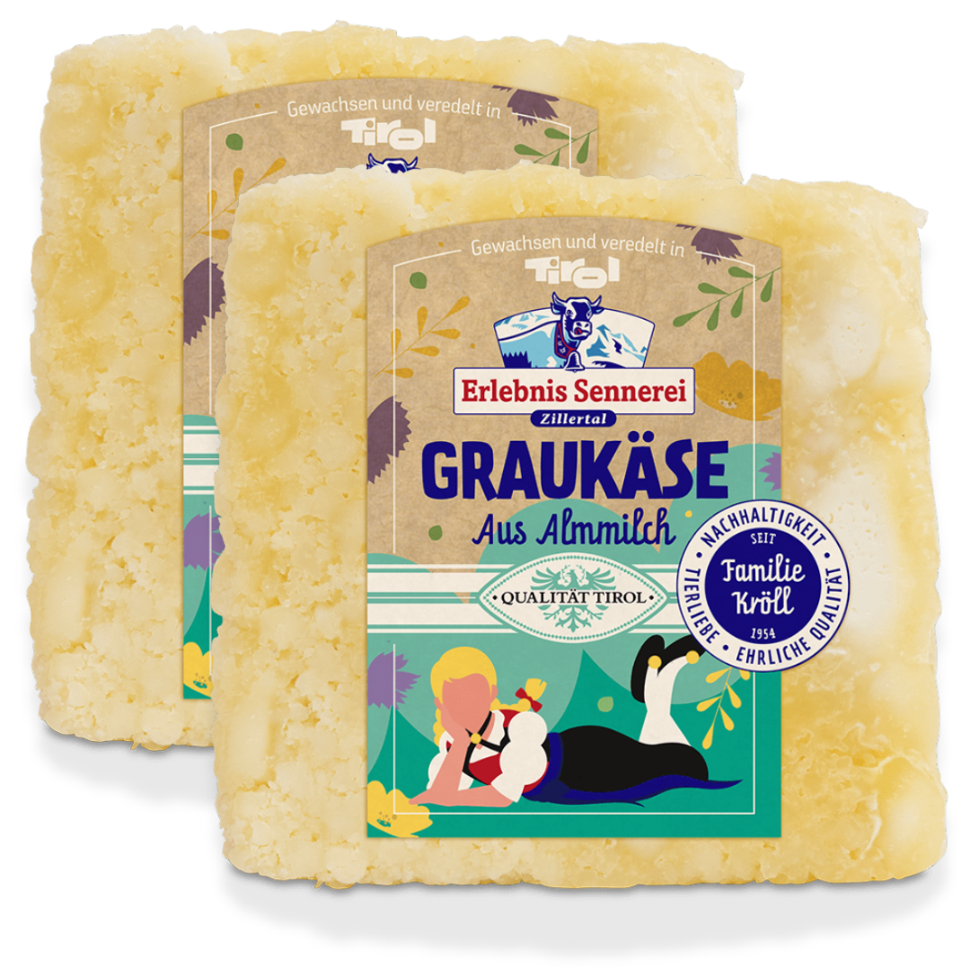 Tyrolean grey cheese only 1 % fat Austrian specialties – Tiroler ...